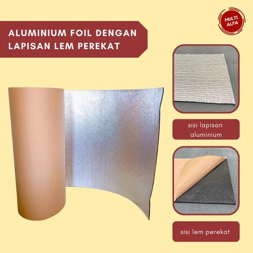 Jual Alumunium Foil Peredam Panas Ketebalan 5 8 10mm ada Lem Sticker ...