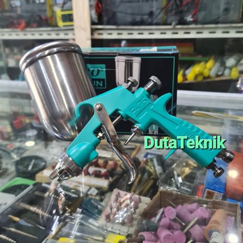 Jual Spray gun cat angin kompresor body mobil motor kayu f75 tabung ...