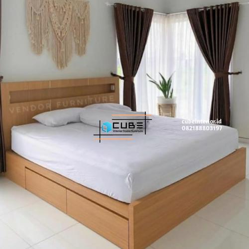 Jual Dipan Ranjang Tempat Tidur Minimalis HPL Interior Home Furniture ...