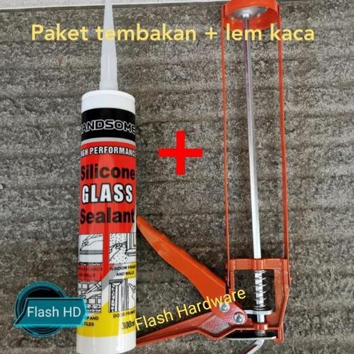 Jual Tembakan Lem Model Tulang + Lem Kaca Sealent Botol Speedbond ...