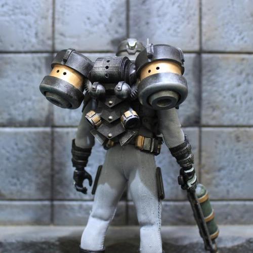 Jual ST 1/12 Custom DC Multiverse Firefly Kit Mezco Mafex Head Sculpt ...