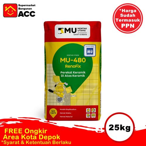 Jual MU Mortar Utama 480 25Kg Perekat Keramik Diatas Keramik - Kota ...