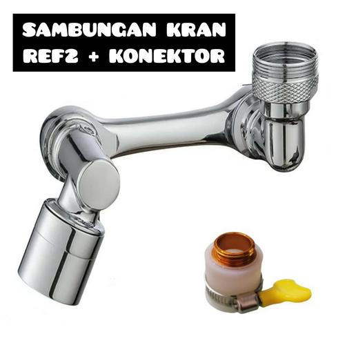 Jual HT - Sambungan Kran Rotation 2 Mode Faucet Wastafel Rotary REF2 - REF2 + KONEKTOR - Jakarta ...