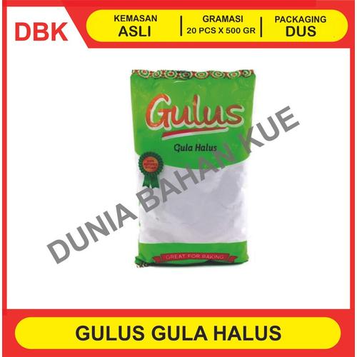 Jual GULUS GULA HALUS 500 GR / GULA TEPUNG - 1 DUS 20 PCS - Kota ...