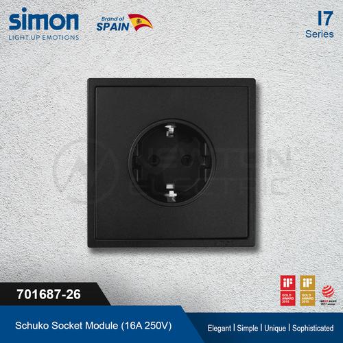 Jual Simon i7 Black Stop Kontak Shucko - Hitam (Tanpa Frame) - Jakarta Barat - Toko Newton ...