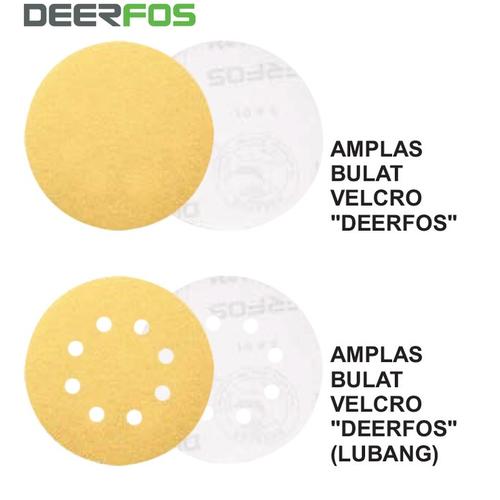 Jual DEERFOS CA331 CA-331 Amplas Bulat VELCRO 6" 6in 6 inch 150 mm LUBANG - P240 - Kota Surabaya ...