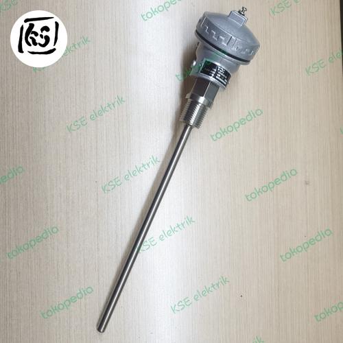 Jual Thermocouple sensor panas HEAD type K(CA) 2screw-8 x250mm ...