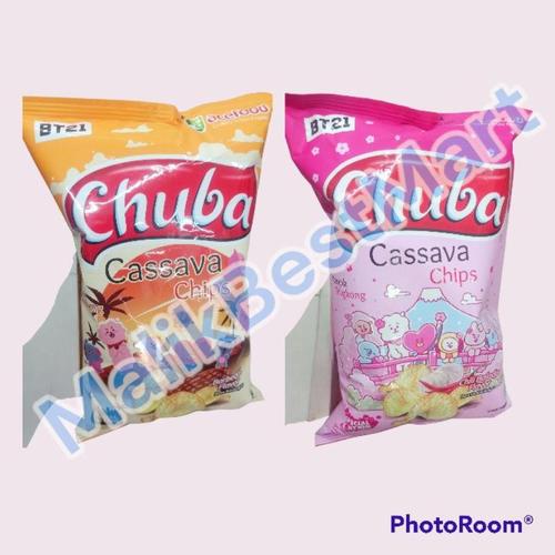 Jual Chuba Bt21 | Chuba Cassava Chips Bt21 Special Edition 140G - Chili ...