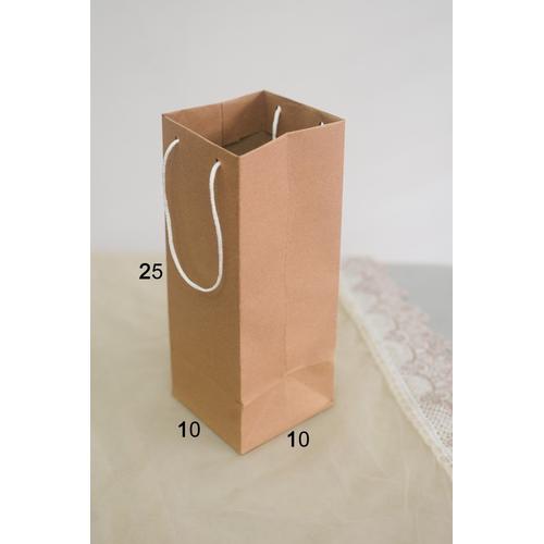 Jual Paper Bag Botol 10x10x25 Tas Kertas Botol Minuman Paperbag ...