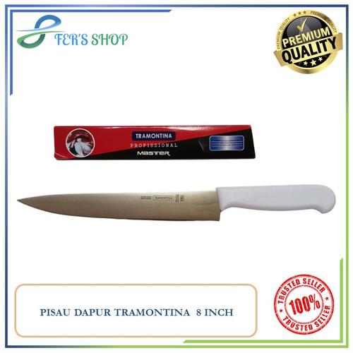 Jual Pisau Tramontina stainless steel 8 inch / Pisau Chef / Pisau Dapur ...