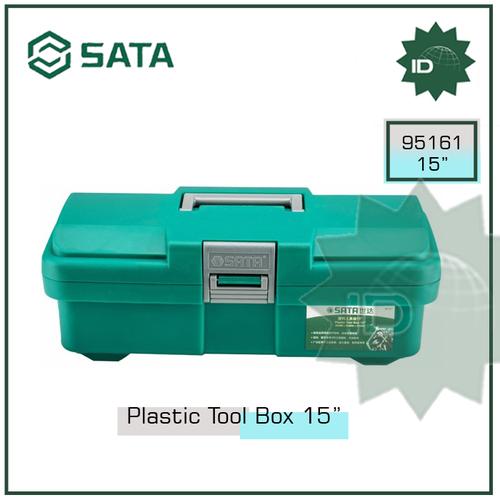Jual Tool Box Plastik Sata Tools 95161 Plastic Tool Box 15” - Jakarta ...