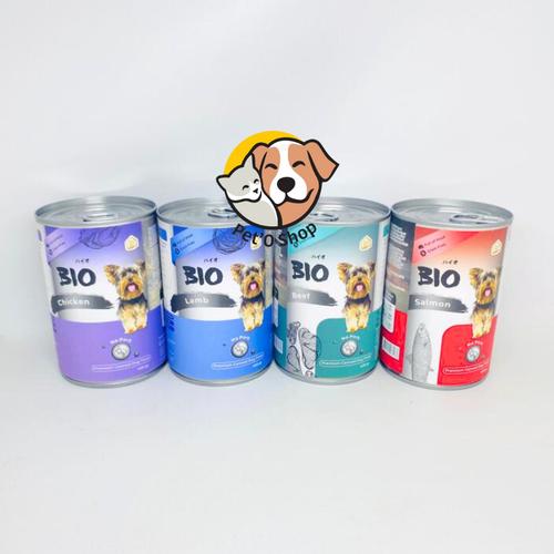 Jual BIO Dog Can 400gr Wet Food - Makanan Basah Kaleng Anjing - Beef ...