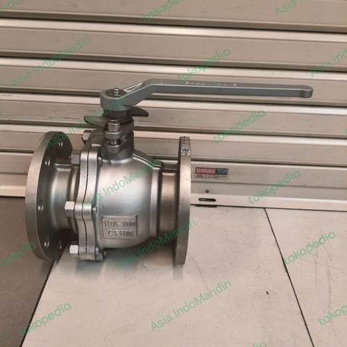 Jual Ball Valve Flange JIS 10K 1" inch DN25 Stainless SS316 CF8M - Jakarta Barat - Asia ...