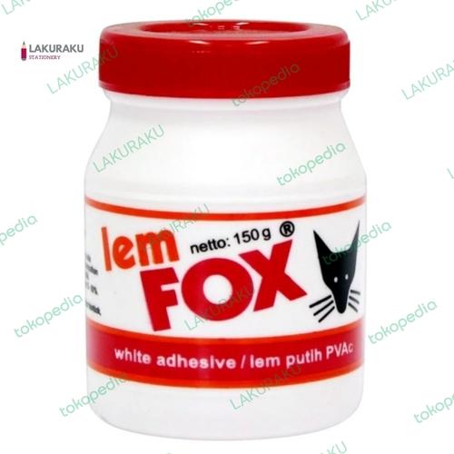 Jual LEM FOX PUTIH BOTOL PVAC 150 GRAM KAYU KERTAS KORALTEX PLAMUR TEXTURE - Jakarta Selatan ...