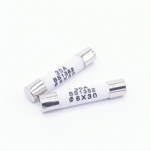 Jual Ceramic Fuses BS1362 6x30 30A 250V Fuse Sekring Keramik 6×30 30A ...