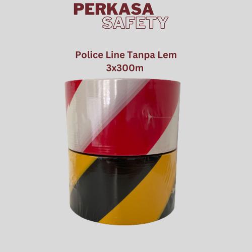 Jual POLICE LINE GARIS POLISI SAFETY LINE 3 inch x 300 meter - Hitam ...