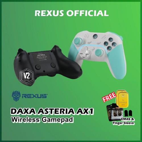 Promo Rexus Daxa Asteria AX1 V2 Gen 2 Wireless Gamepad Joystick AX 1 ...