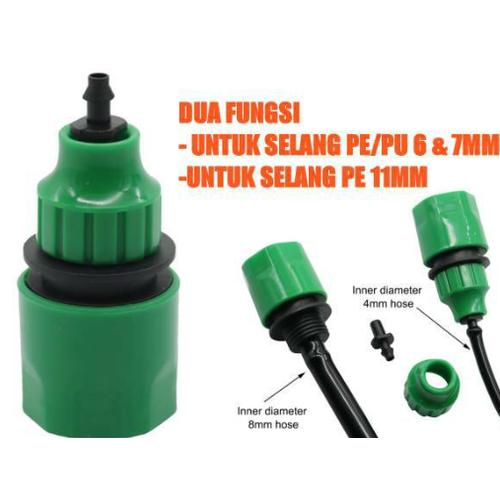 Jual DELTA QUICK CONNECTOR FEMALE KONEKTOR NEPEL COUPLING HOSE SELANG ...