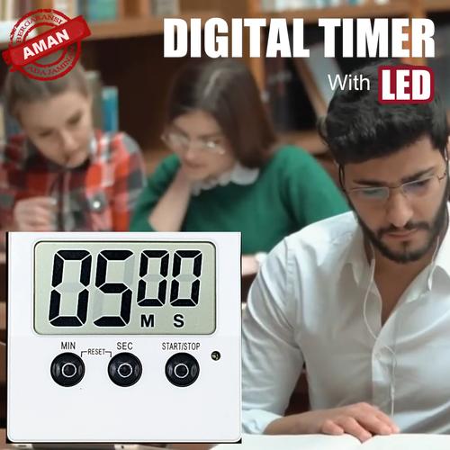 Jual Digital Timer Kitchen alarm Layar Lebar dengan lampu LED - Jakarta ...