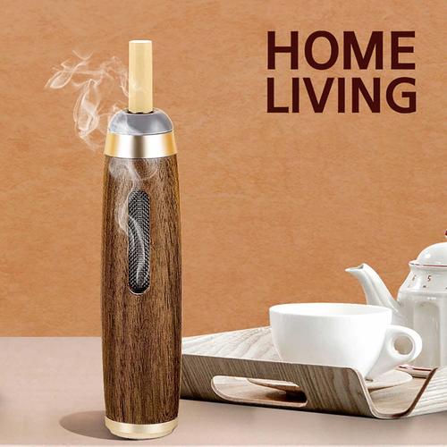Jual WOODY Tabung Asbak Rokok Portable Enclosed Mini Walnut Ashtray ...