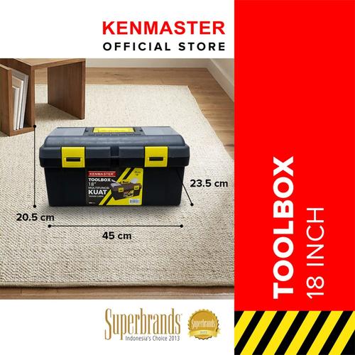 Jual Tool Box Besar 18" inch Kenmaster / Box Penyimpanan Perkakas Jumbo ...