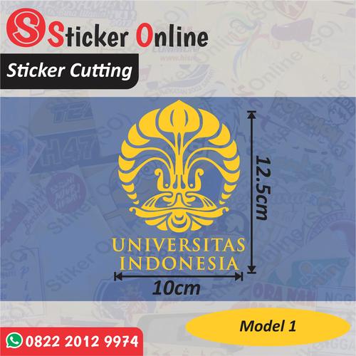 Jual Stiker Universitas Indonesia UI | Sticker Cutting UI Motor Mobil ...