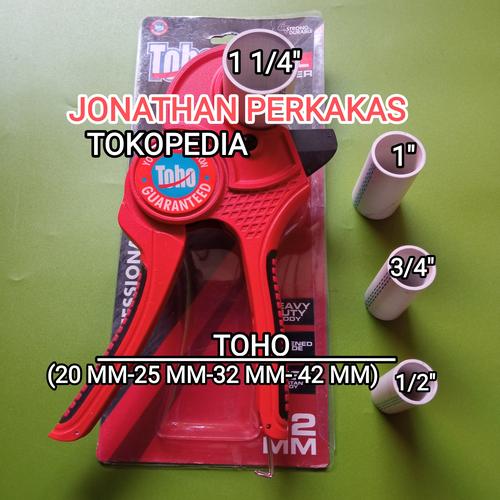 Jual Alat potong pipa pvc/gunting pipa pvc /pipe cutter pvc TOHO/bh ...