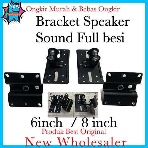 Jual bracket Speaker Sound tembok Dinding 6 inch sampai 8 inch Full ...