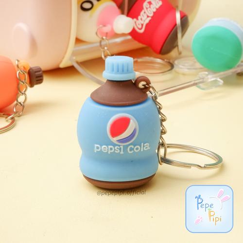 Jual Gantungan Kunci Karet Botol Soft Drink Pepsi Cola Sprite Kostum ...