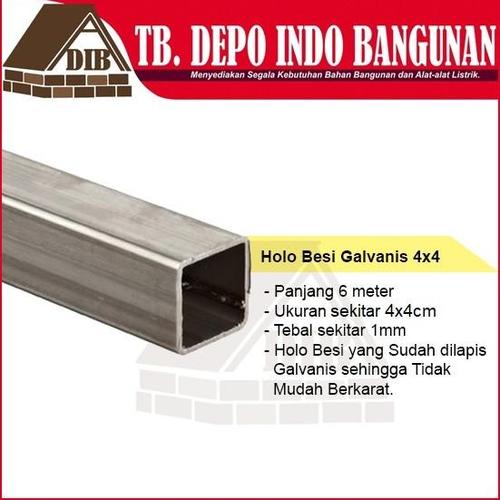 Jual HOLO BESI GALVANIS 40X40 4X4 TEBAL 1MM murah - Kota Bandung ...