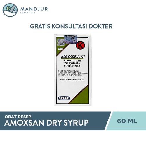 Jual Amoxsan Dry Sirup 60 mL / Antibiotik - Jakarta Pusat - Apotek ...