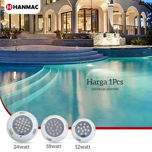 Jual Lampu kolam led 12w 18w 24w underwater waterproof ip68 12v pool ...