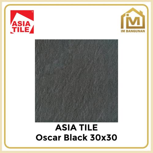 Jual Keramik Lantai 30x30 Asia Tile Oscar Black / Brown / Grey KW1 ...
