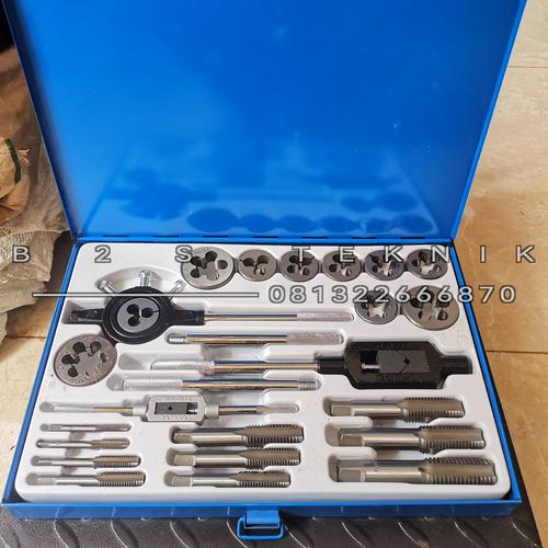 Jual SKC tap and die set 25 PCS hand tap die alat ulir senai drat - Type 6 - 24mm - Jakarta ...