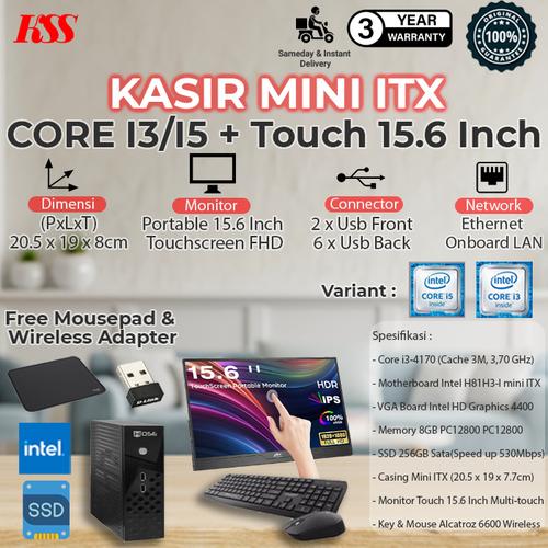 Jual Paket Kasir Mini PC ITX Intel + Monitor Touchscreen Komputer ...