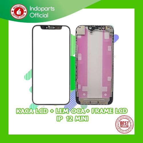 Jual Kaca lcd + lem oca + frame list 12 Mini Original - KACA LCD+FRAME ...