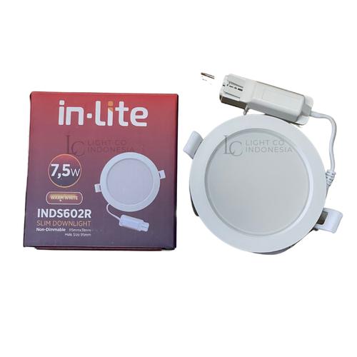 Jual INLITE Lampu Downlight Led 7.5w 7.5watt SLIM Downlight inlite ...