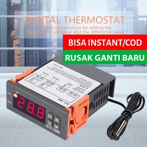 Jual Aquarium Digital Thermostat Temperature Controller w/ Sensor STC ...