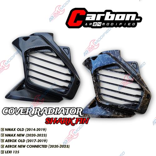 Jual Cover Radiator Model sirip hiu Clean Look Pnp Aerox old/New, Nmax ...