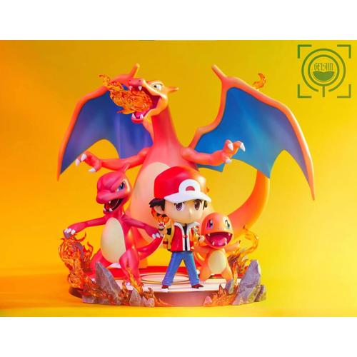 Jual Geisha Studio Red & Charizard Family Pokemon FIGURE STATUE - DP ...