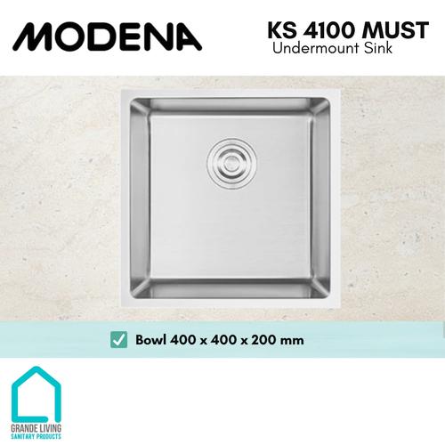 Jual MODENA Kitchen Sink Stainless Undermount KS 4100 MUST - Jakarta ...