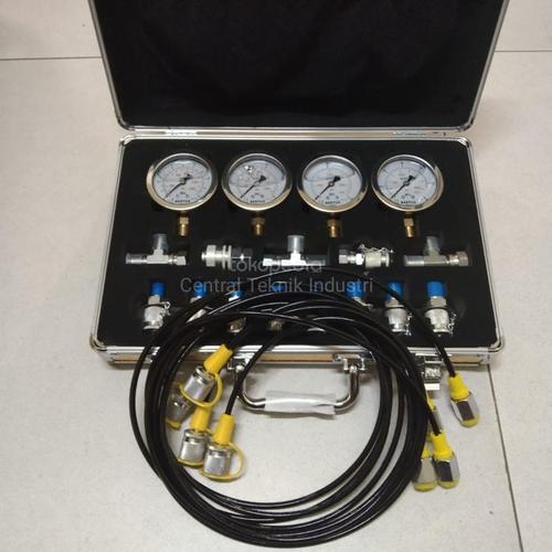 Jual Hydraulic Pressure Gauge KIT 4mata 10MPA/25MPA/40MPA/60MPA Test ...