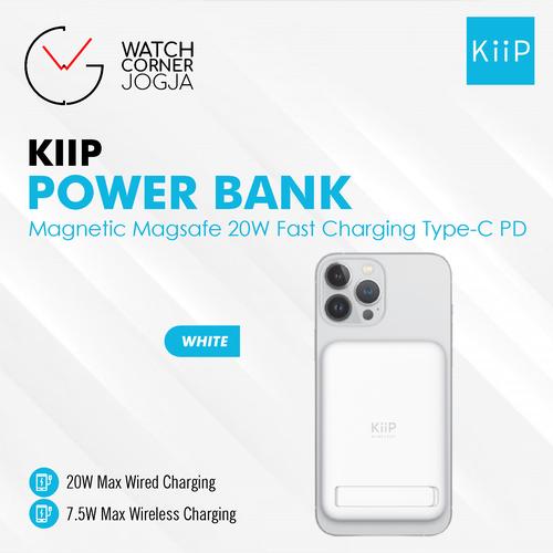 Jual KIIP WIRELESS POWER BANK MAGNETIC MAGSAFE 20W FAST CHARGING TYPE C ...