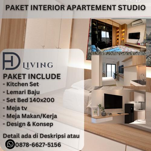 Jual Paket furniture Interior apartemen studio - Full Payment - Kota ...
