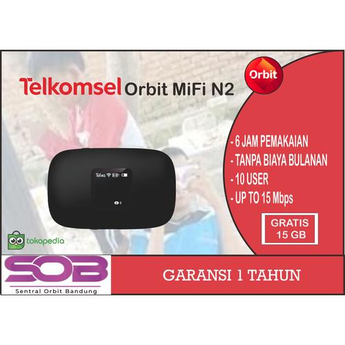 Jual Modem Orbit Telkomsel MiFi N2 Portable 4G High Speed - Kab ...