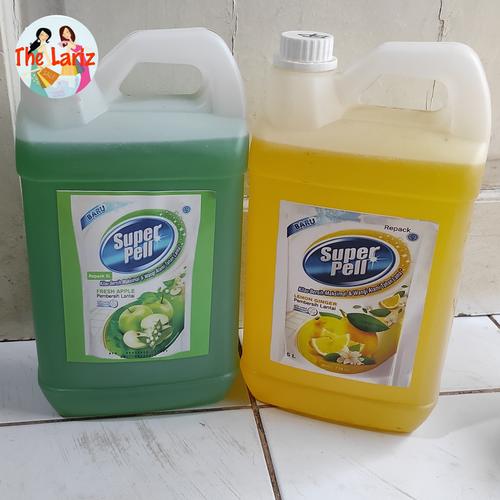 Jual Superpel Pembersih Lantai kemasan Repack 5 liter - Hijau - Jakarta ...