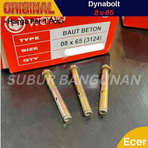 Jual Dinabolt 8 x 65/ Dynabolt murah/ Dinabolt bracket set / Baut Beton ...