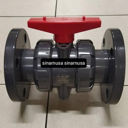 Jual Ball Valve PVC Flange JIS 10K 3 " inchi True Union DN 80 - Jakarta ...