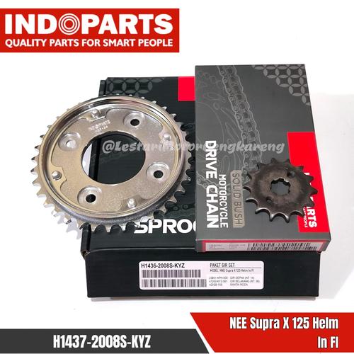 Jual GEAR SET SUPRA X 125 HELM IN FI KARBURATOR INDOPART GIR SET KYZ ...