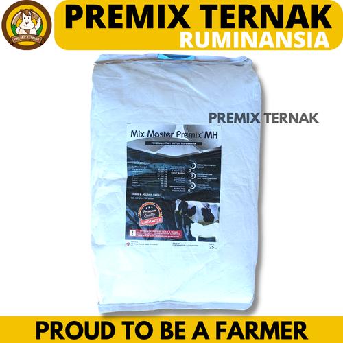 Jual MIX MASTER PREMIX MINERAL HITAM 1 SAK (25KG) Sapi Kambing Domba ...